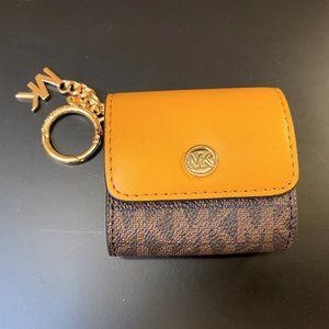 Michael Kors | Accessories | Michael Kors Airpod Clip Case Mk Brown ...